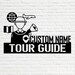 Custom Tour Guide Desk Name Plate, Tour Guide Metal Nameplate for Desk ...