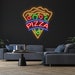 Pizza Slice Neon Sign, Pizza Slice Led Sign, Pizza Led Sign, Custom ...