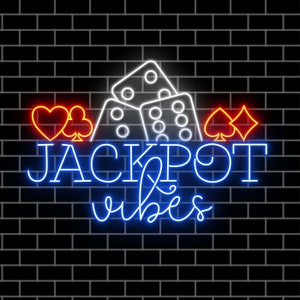 Jackpot Vibes Neon Sign, Casino Neon Sign, Wall Decor, Casino Led Light ...