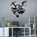Custom Coal Mine Metal Wall Art LED Light, Coal Mine Metal Sign, Coal ...