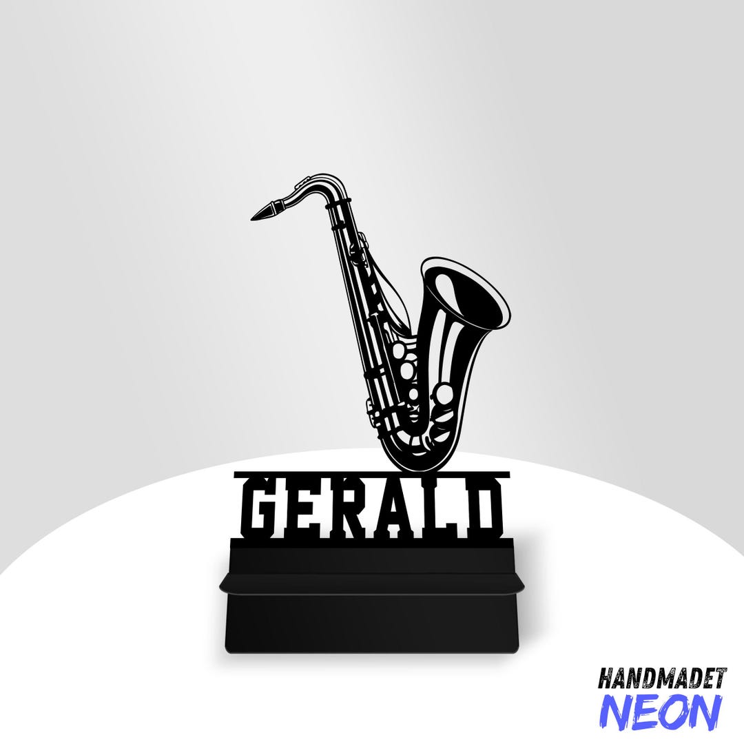 Custom Saxophone Phone Stand Saxophone Phone Holder, Musical Tablet ...