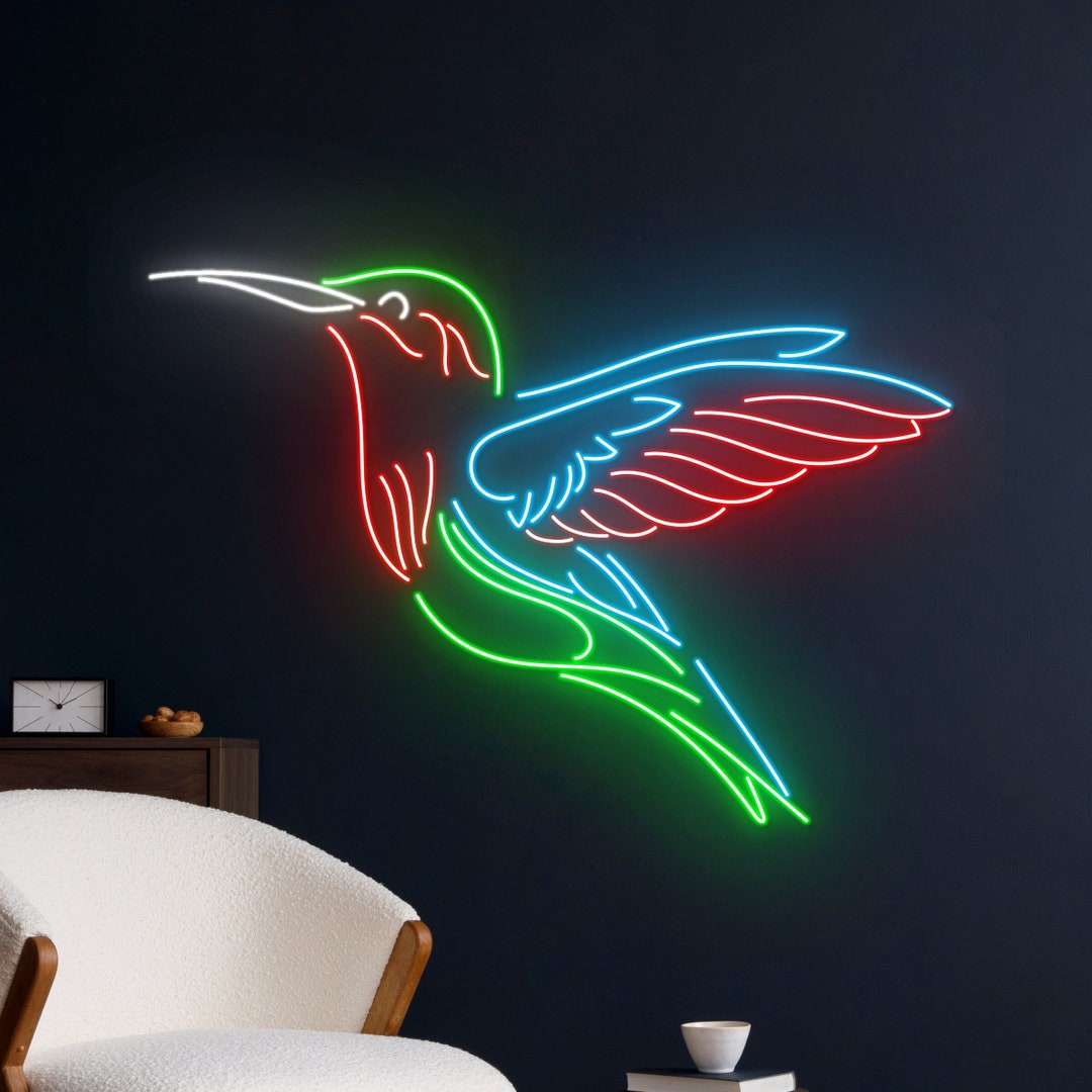 Hummingbird Led Sign, Hummingbird Bird Neon Light, Hummingbird Neon ...