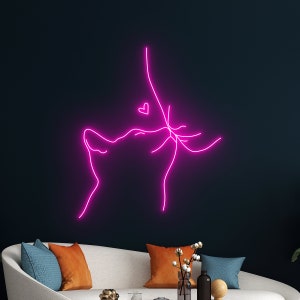 Cat Girl Led Sign, Cat Woman Led Light, Cat Lady Neon Sign, Cat Neon ...