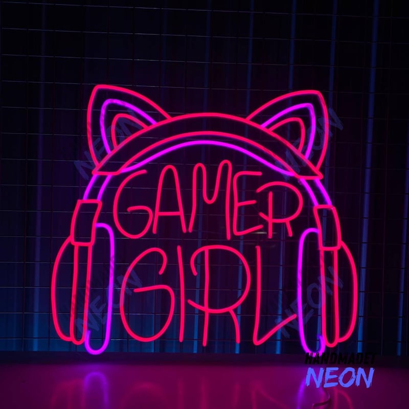 Girly Gaming Sign - Etsy