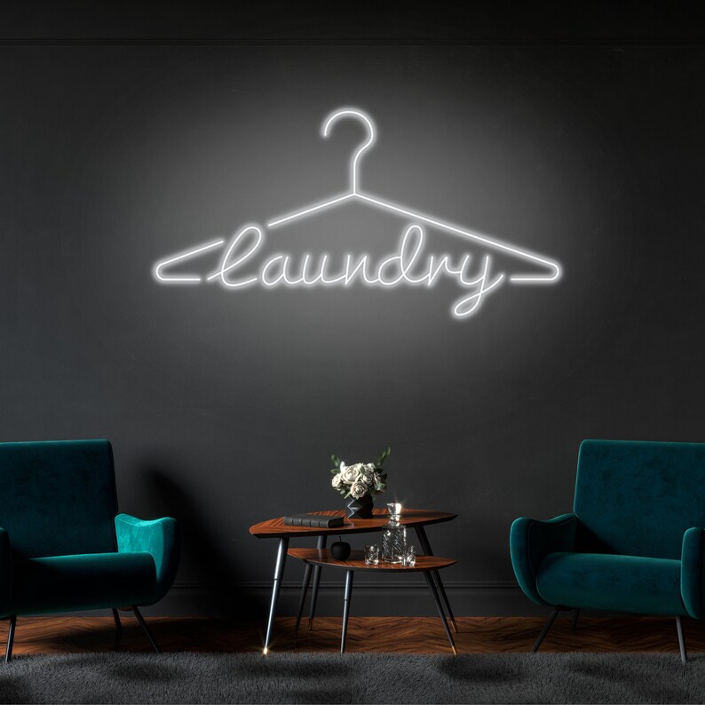 Laundry Neon Sign,laundry Sign,laundry Wall Decor,neon Sign Light for ...