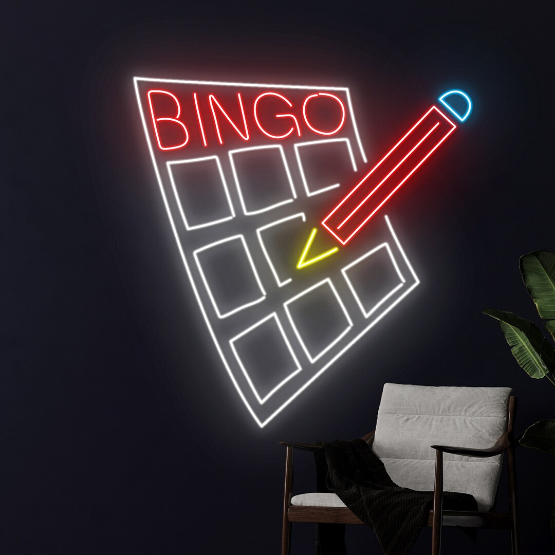 Bingo Led Sign, Bingo Led Lights, Bingo Neon Sign, Custom Neon Sign ...