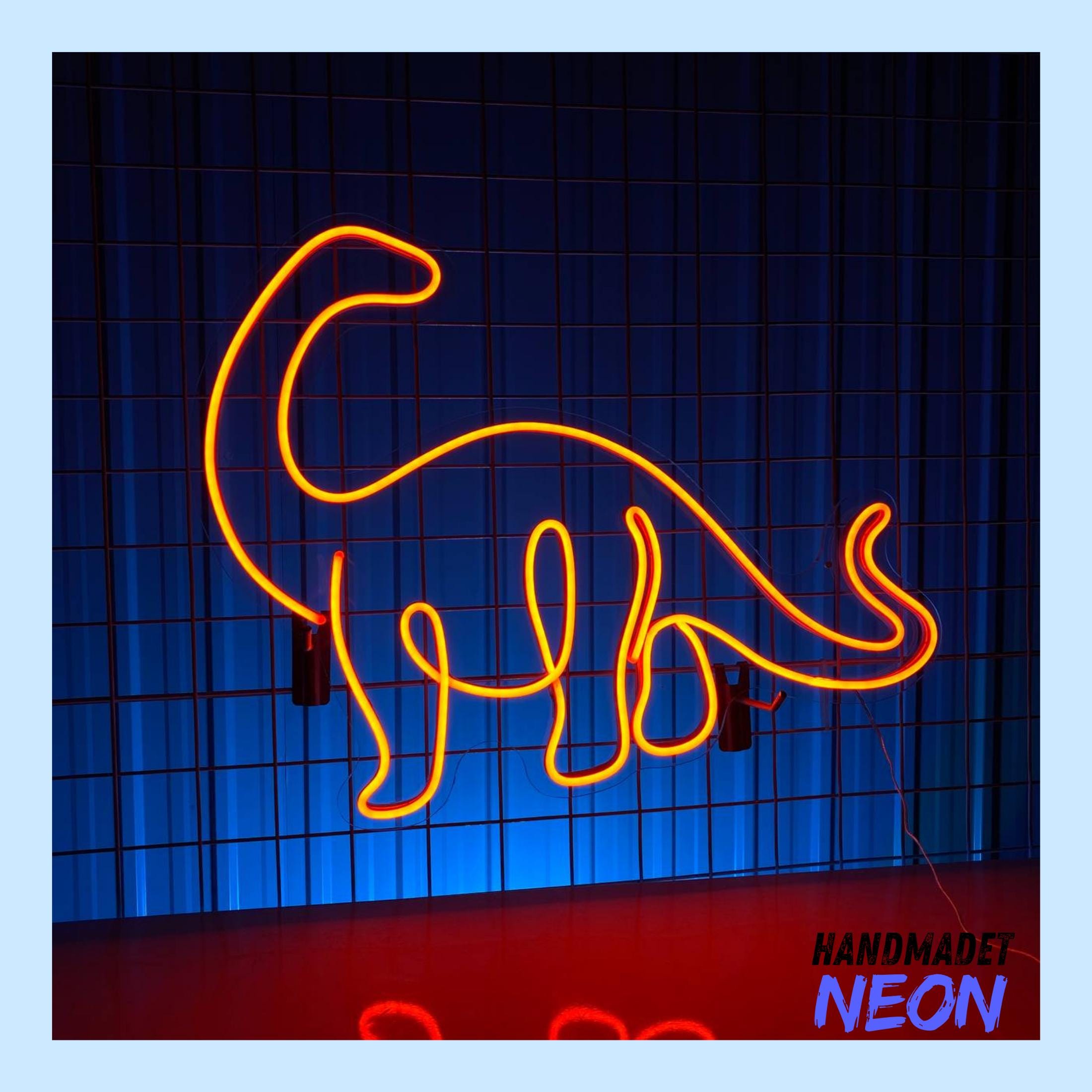 Cute Dinosaur Led Sign, Cute Dinosaur Neon Sign, Wall Decor, Game Room ...