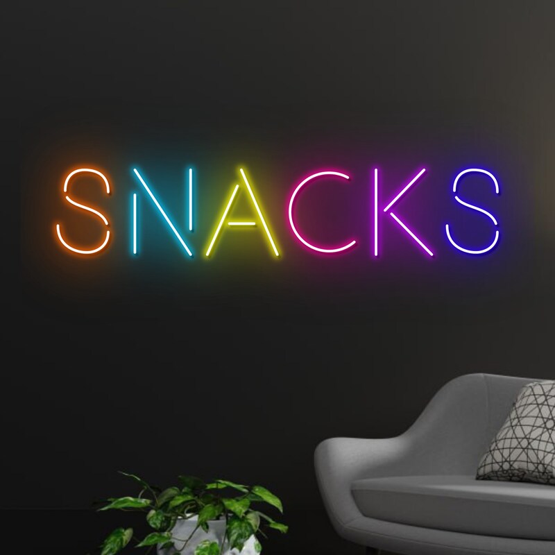Snack Led Sign - Etsy