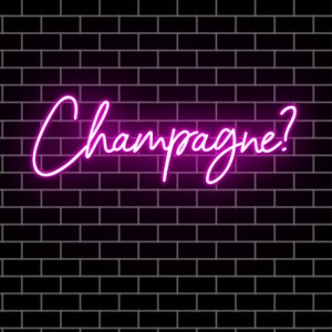 Champagne Neon Signs, Champagne Bar LED Lights, Champagne Pub Sign ...
