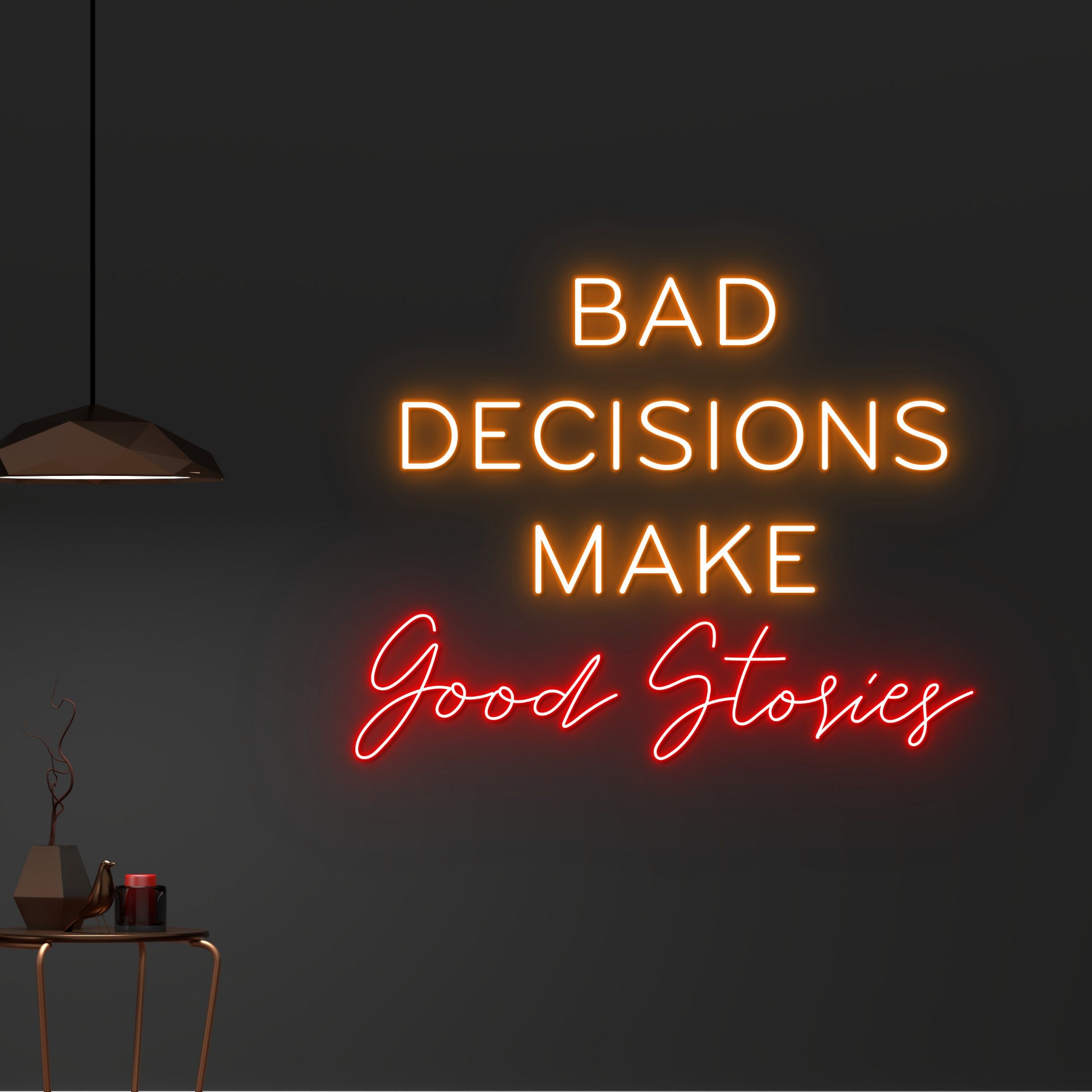 Bad Decisions Make Good Stories