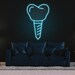 Tooth Neon Sign, White Tooth Led Neon, Medicine Led Light, Dentist ...