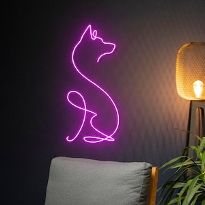 Dog Neon Sign, Dog Led Sign, Pet Neon Light, Animal Led Light, Nursery ...