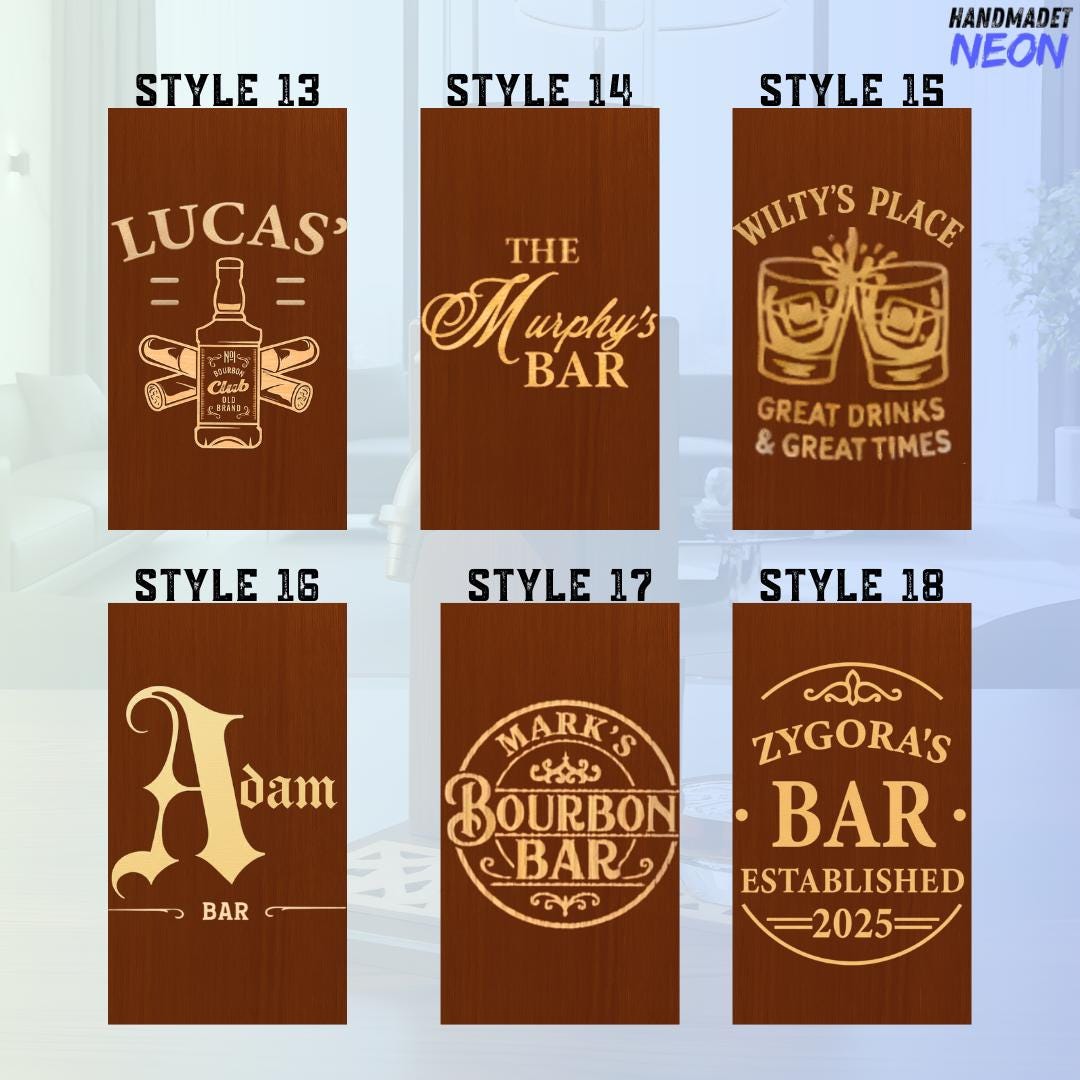 Personalized Whiskey Dispenser – Rustic Wooden Liquor Bottle Holder ...