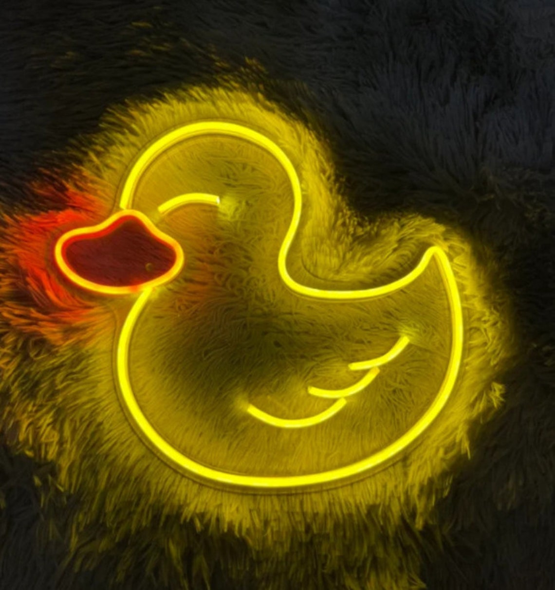 Duck Neon Sign Cute Duck Led Sign Led Light Custom Neon - Etsy