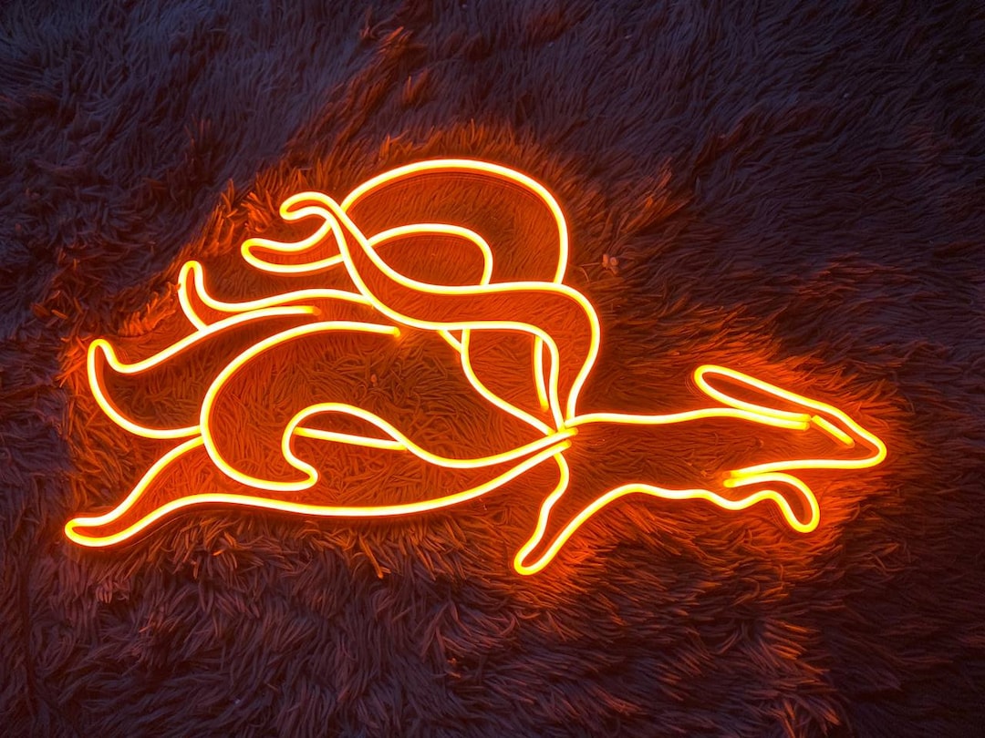 Fox Neon Sign, Fox Led Sign, Led Light, Custom Neon Sign, Home Decor ...