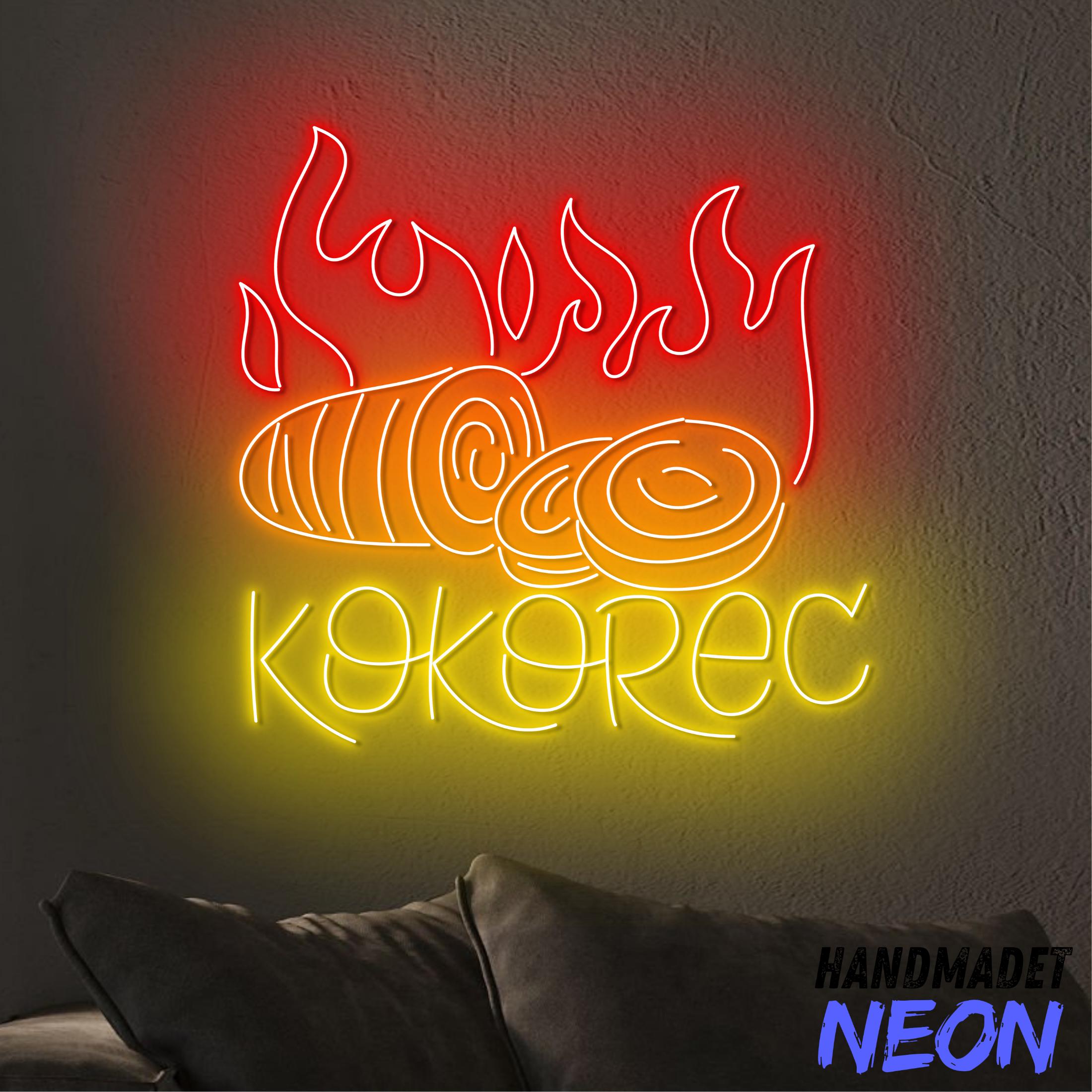 Kokorec Neon Sign, Kokoretsi Led Sign, Balkans and Anatolia Food Led ...