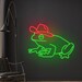 Cowboy Frog Neon Sign Cowboy Frog Led Signs Cowboy Frog Wall - Etsy