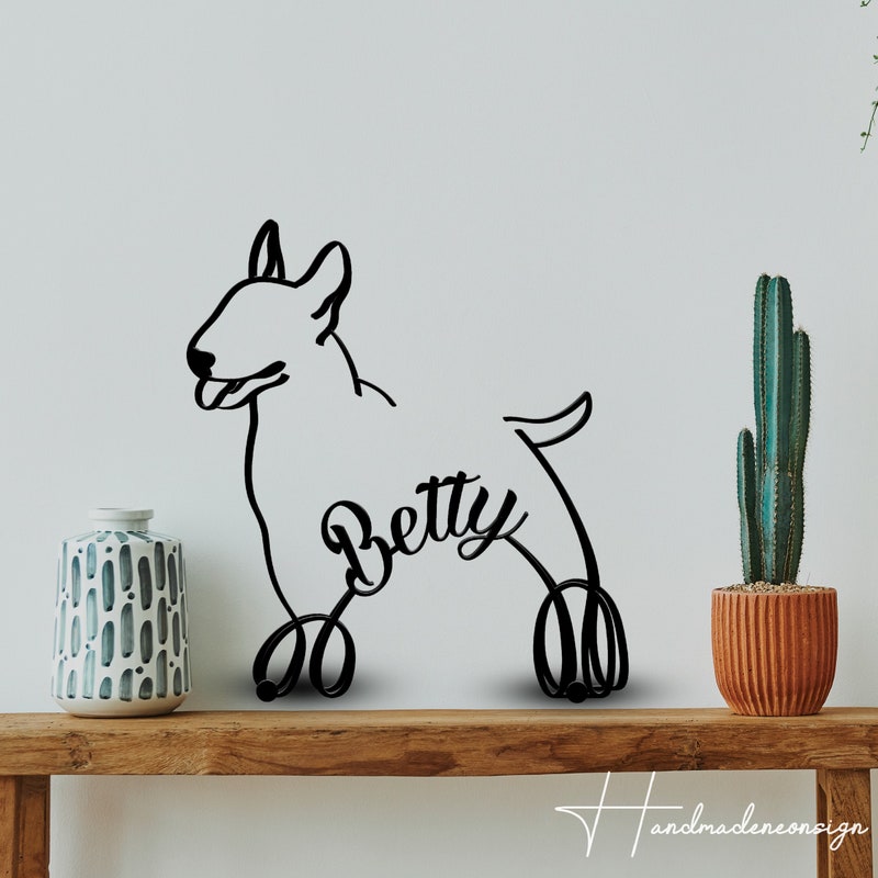Metal Dog Figure Statue - Etsy