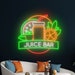 Juice Bar Neon Sign, Juice LED Light, Juice Fresh Fruit Neon Light, Bar ...