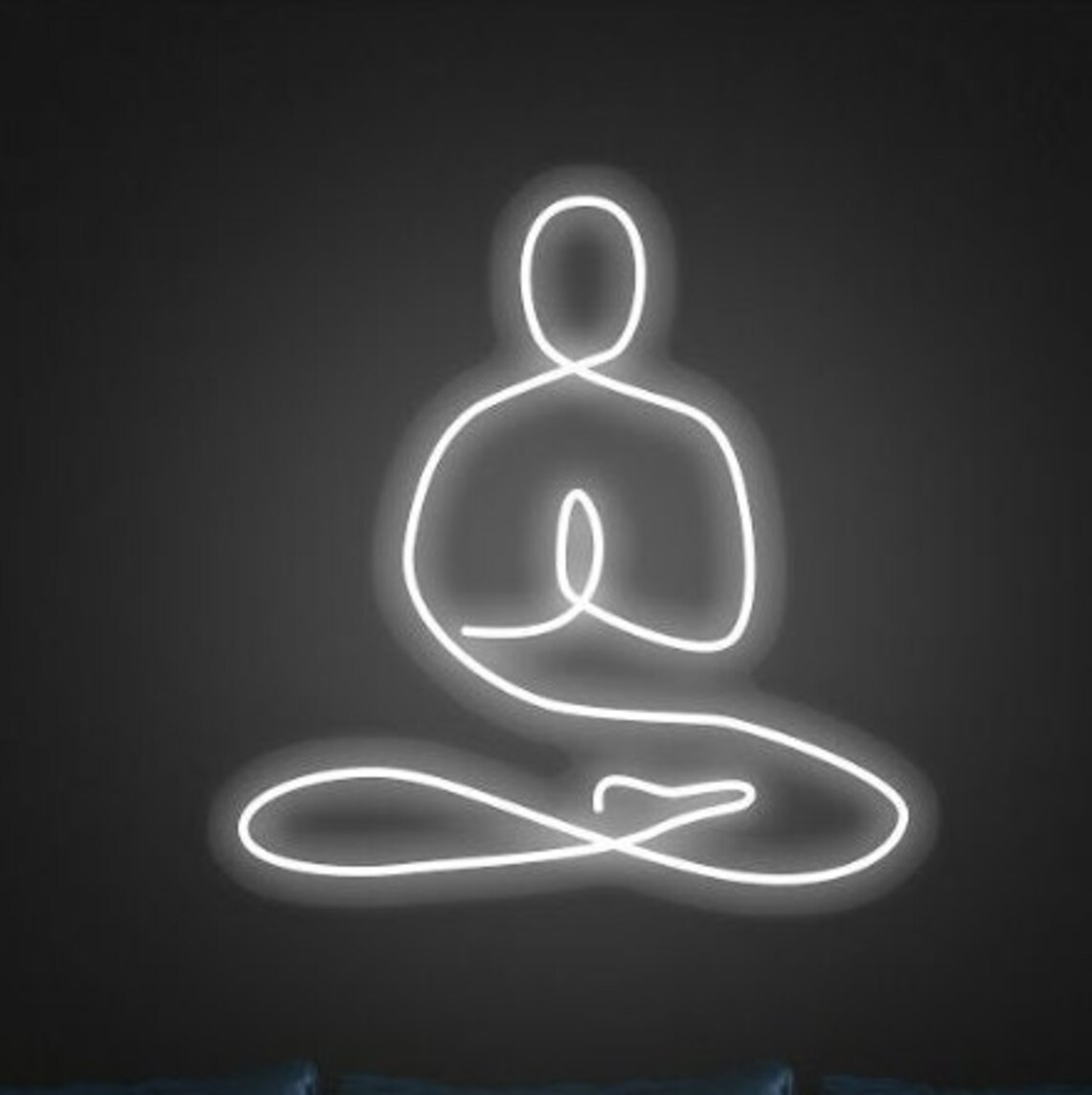 Yoga Pose Neon Sign Yoga Pose Led Sign Yoga Led Lights - Etsy