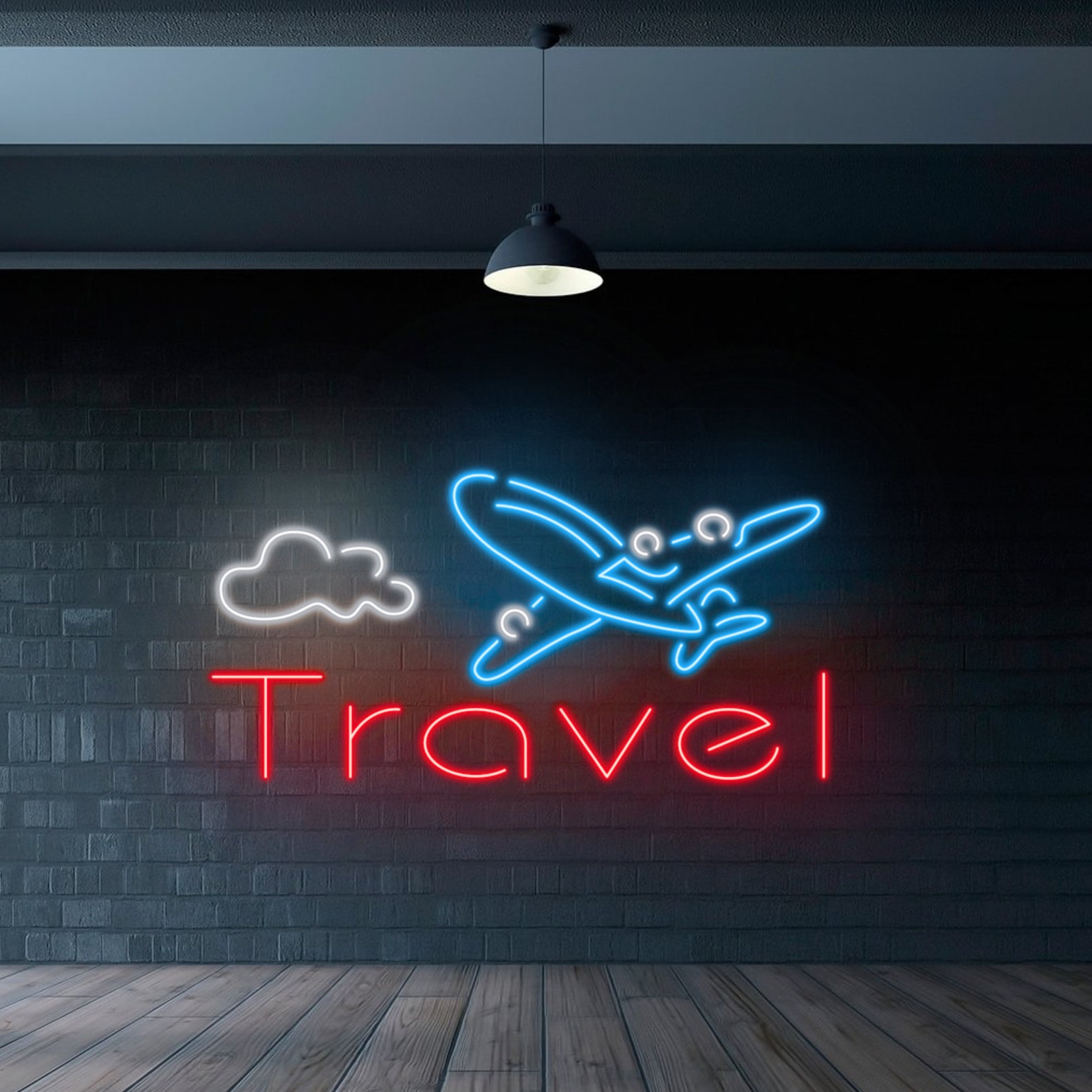 Airplane Neon Sign, Airplane Led Sign, Airplane Wall Decor, Plane Led ...