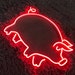 Cute Pig Led Sign, Pig Neon Sign, Wall Decor, Pig Led Light, Custom ...