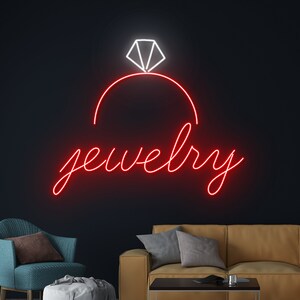 Jewelry Neon Sign, Jewelry Neon Light, Jewelry Led Sign, Jewelry Led ...