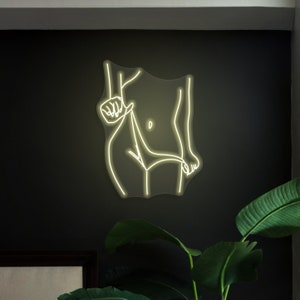 Sexy Girl Neon Sign Lady Neon Sign Sexy Girl Led Light - Etsy