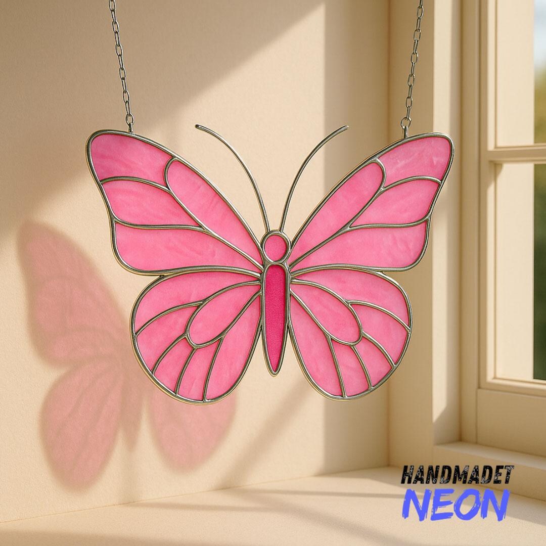 Butterfly Stained Glass: Handmade Suncatcher Window Decor, Butterfly ...