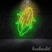 Corn Neon Wall Sign, Corn Led Wall Sign, Vegetable Neon Wall Light ...