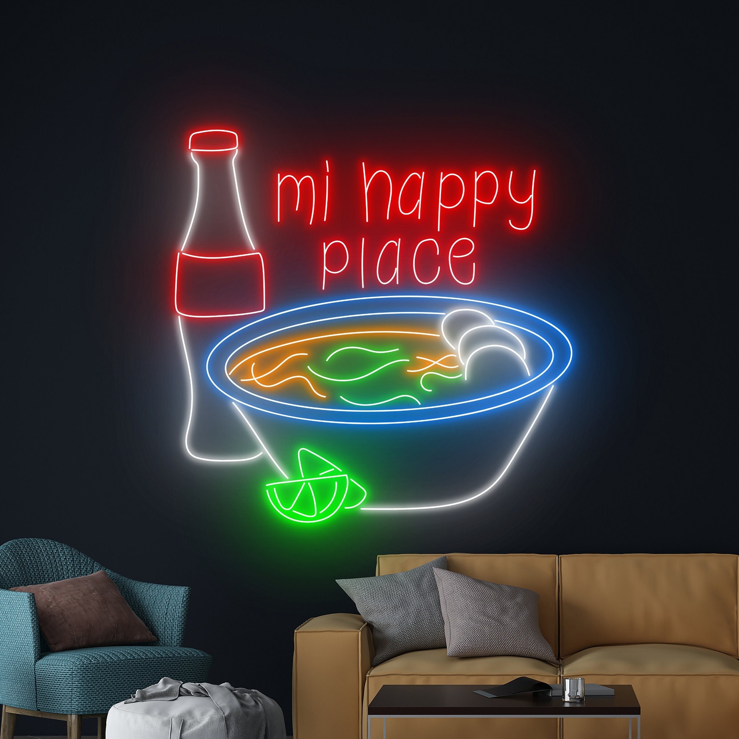 Pozole Neon Sign, Pozole Led Sign, Pozole Mexico Led Light, Mexican ...