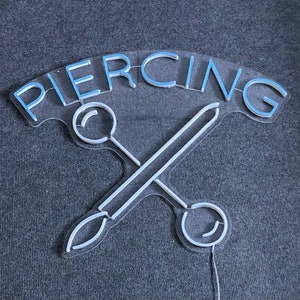 Piercing Neon Light, Piercing Spa Led Sign, Piercing Salon Led Light ...