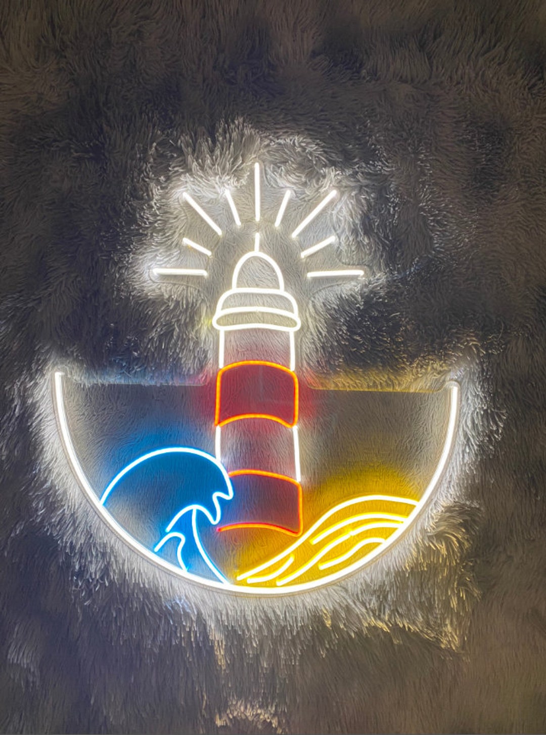 Lighthouse Neon Sign, Lighthouse Beacons Led Sign, Lighthouse Led Sign ...