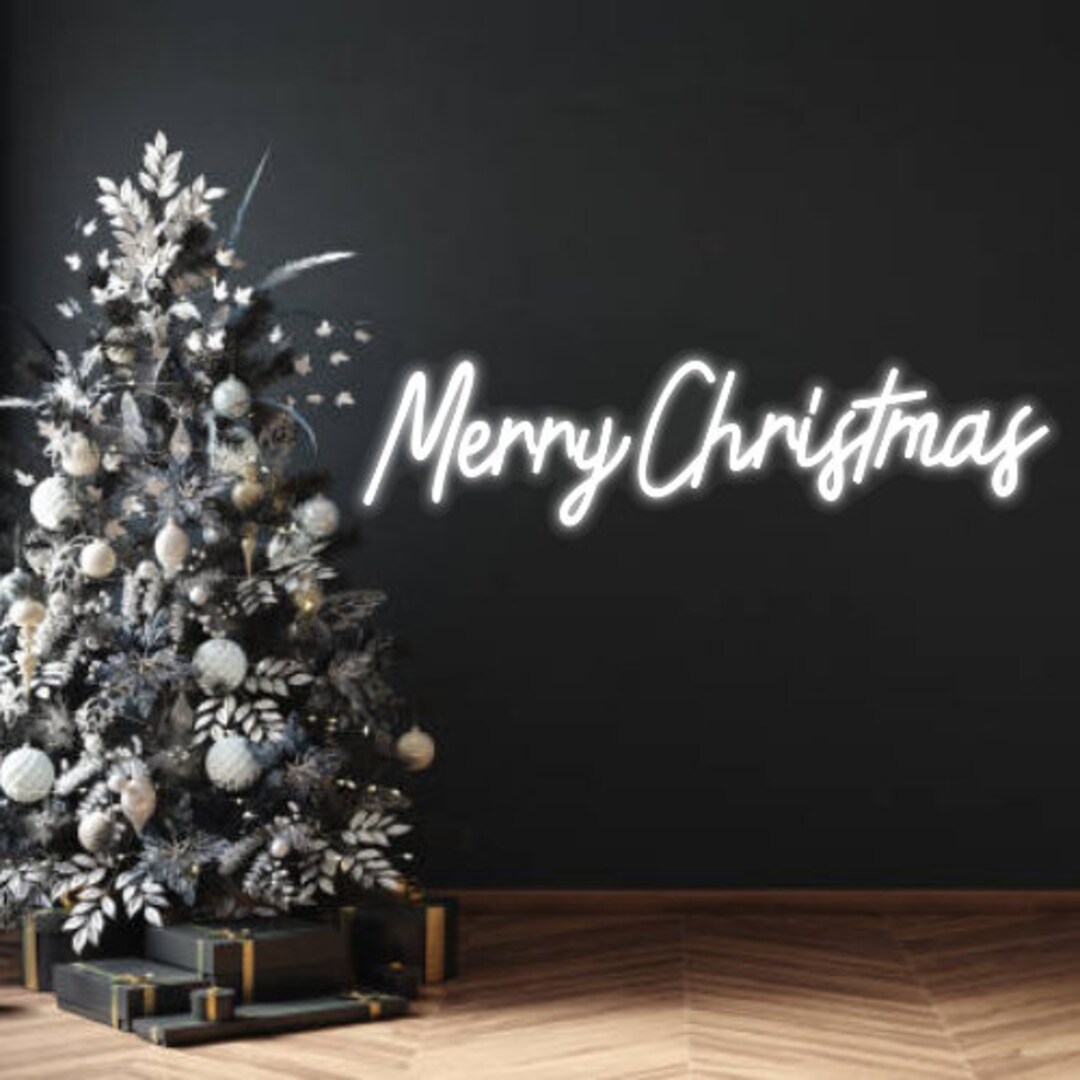Merry Christmas Neon Sign Christmas Neon Sign Christmas - Etsy
