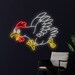 Rooster Neon Light Chicken Led Light Rooster Led Sign - Etsy