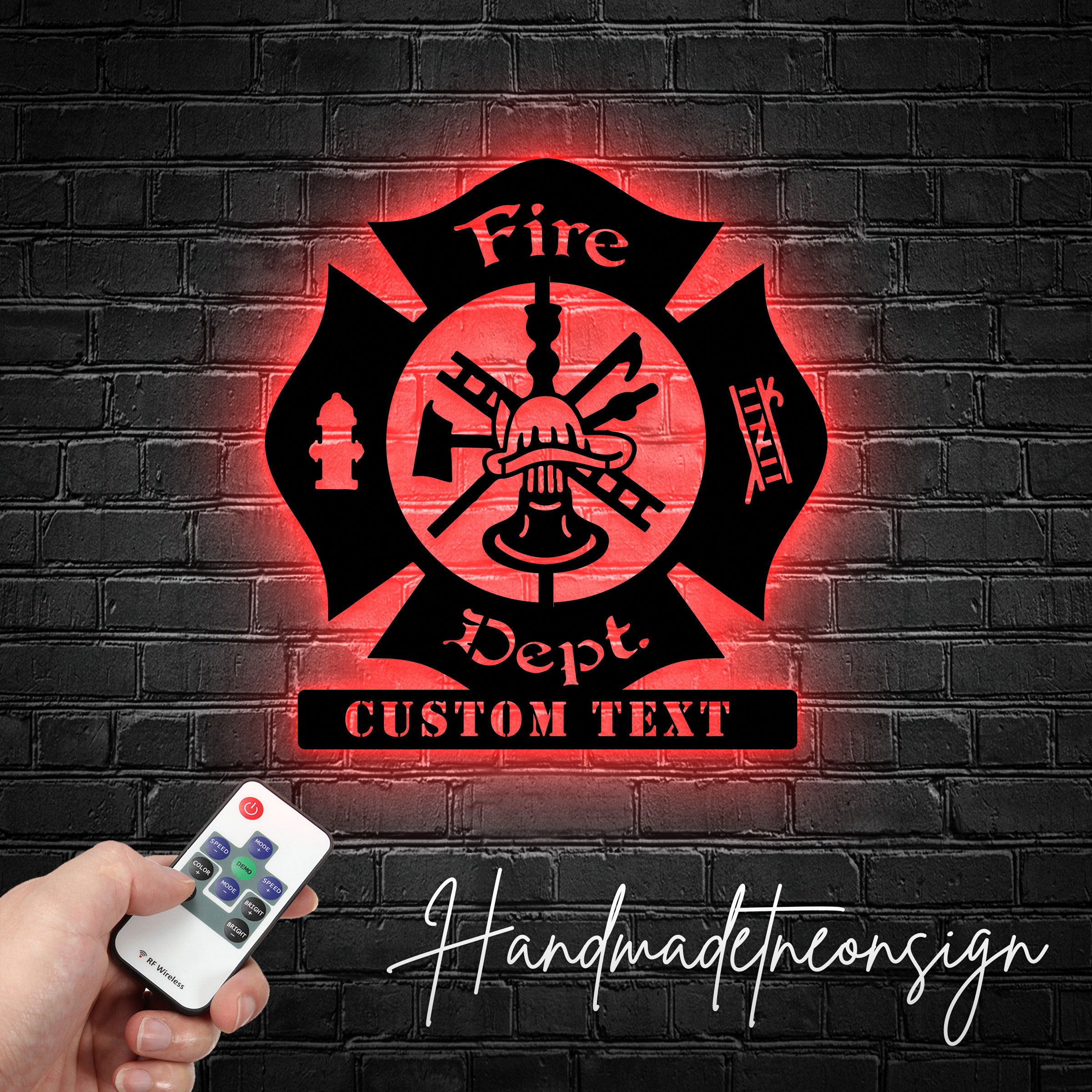 Firefighter Led Sign Firefighter Designs Diy Home Bars Top 12 Finished ...
