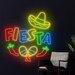 Fiesta Neon Sign, Custom Fiesta Neon Sign, Fiesta Neon Light, Fiesta ...