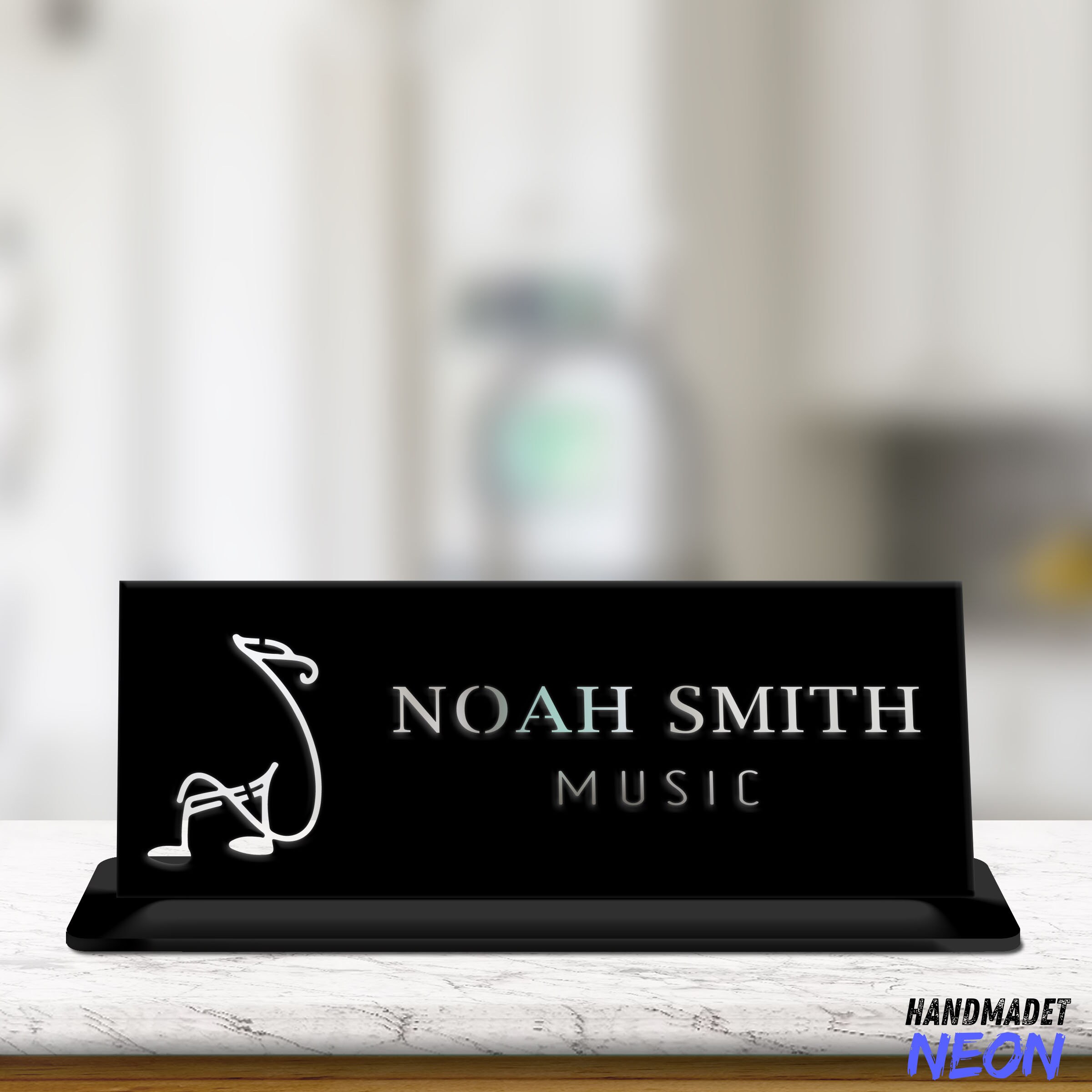Custom Band Director Metal Name Plate, Director Name Plate Table Decor ...