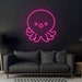 Octopus Neon Sign, Octopus Neon Light, LED Neon Sign, Handmade Neon ...