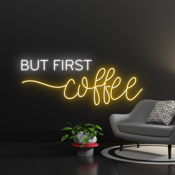 But First Coffee Sign - Etsy