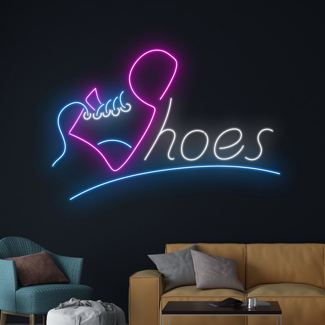 Shoes Neon Sign, Shoes Shop Neon Light, Sport Shoes Led Sign, Sneaker ...