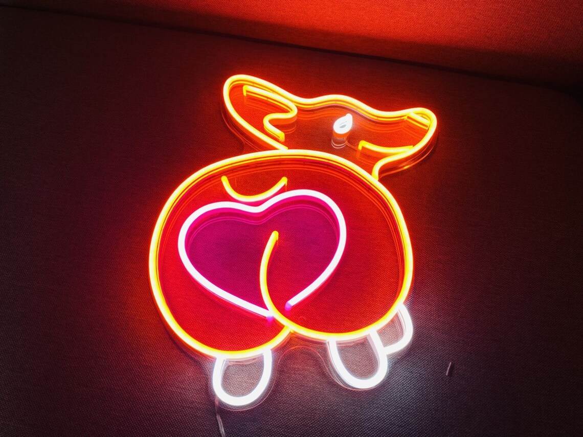 Corgi Neon Sign Corgi Dog Led Sign Corgi Led Sign Custom - Etsy