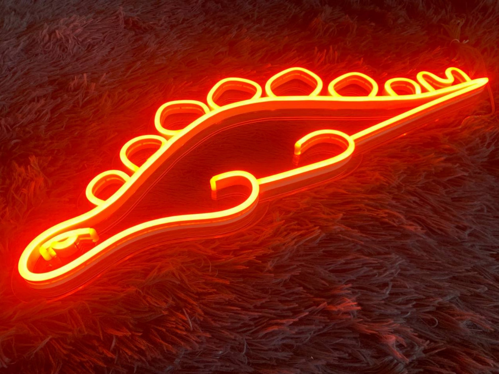 Cute Dinosaur Led Sign, Cute Dinosaur Neon Sign, Wall Decor, Game Room ...
