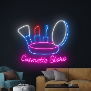 Cosmetics Neon Sign, Cosmetics Neon Light, Beauty Product Led Sign ...