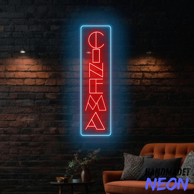 Cinema Neon Sign, Cinema Led Sign, Cinema Sign Board Neon Light ...