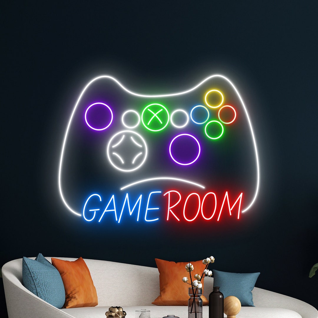 Game Room Led Neon Sign, LED Sign for Game Room Decoration, Wall Art ...