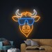 Cow Neon Sign, Cow Head Led Sign, Cow Animal Led Sign, Custom Cow Neon ...