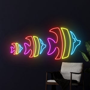 Fishing Neon Led Sign, Fishing Neon Sign, Fisher Led Light, Fisherman ...