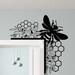 Personalized Bee Door Corner Metal Wall Art, Custom Bee Metal Sign Door ...