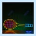 Tennis Racket Neon Sign, Badminton Racket Led Neon Light, Custom Sport ...